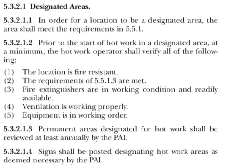 Hot Work – NFPA 51B–2019 and Magic Rooms – RC&E Chill – Industrial ...